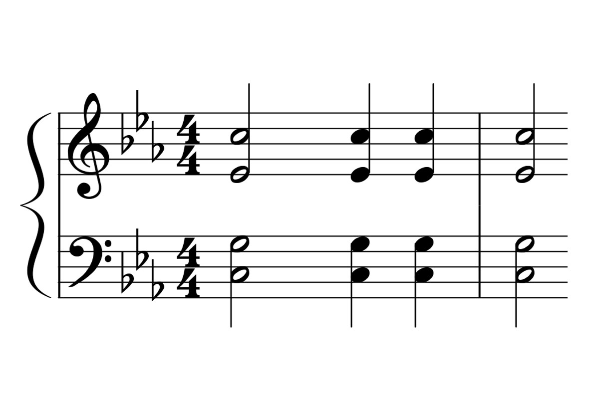 Composition / Improvisation: Minor Triad Four-Part Harmony - PIANO-OLOGY